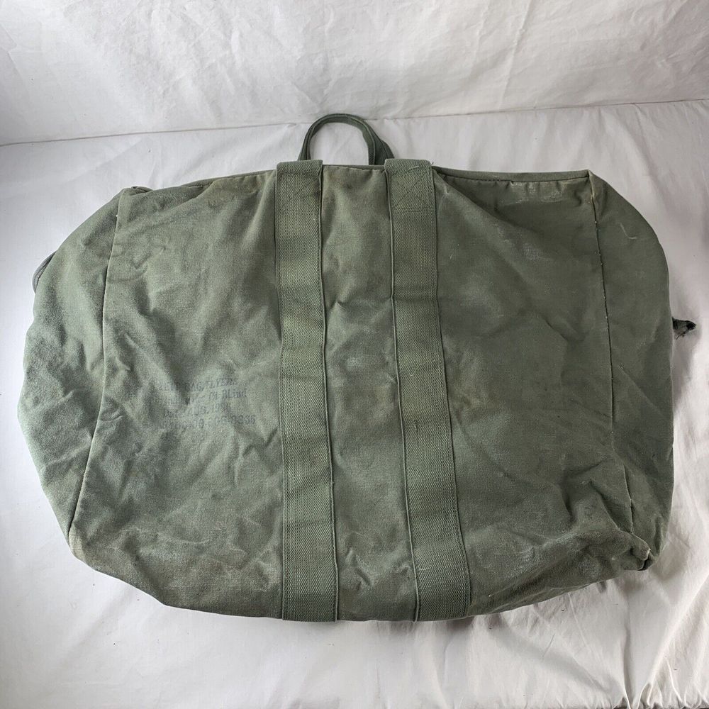 Usaf Military Kit Bag Aviator Pilot Flyer Canvas Duff… - Gem